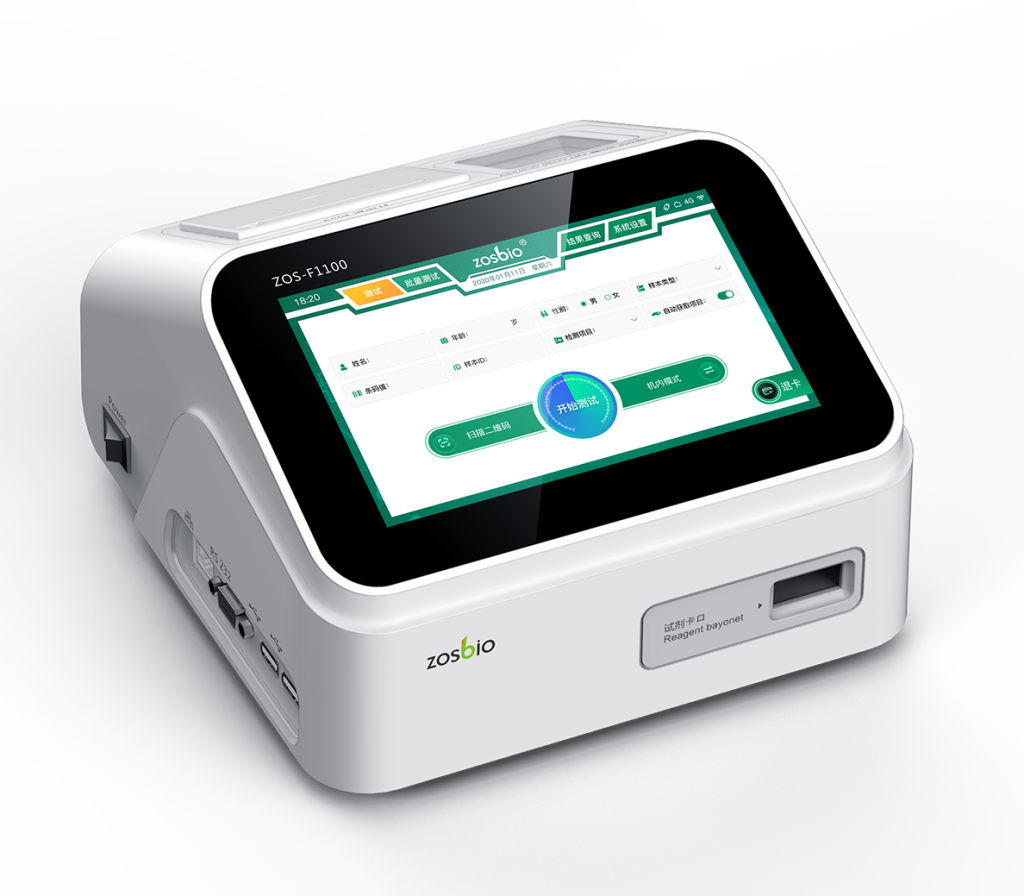 Dry Fluorescence Immunoassay Analyzer (Single Channel)(ZOS-F1100 ...